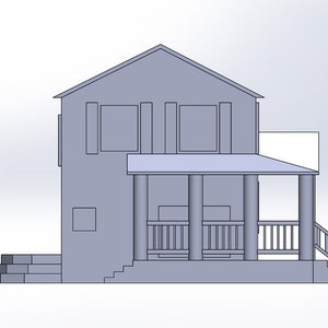 House STL File, House STL, STL File, 3D Printable, 3D Printing, House ...