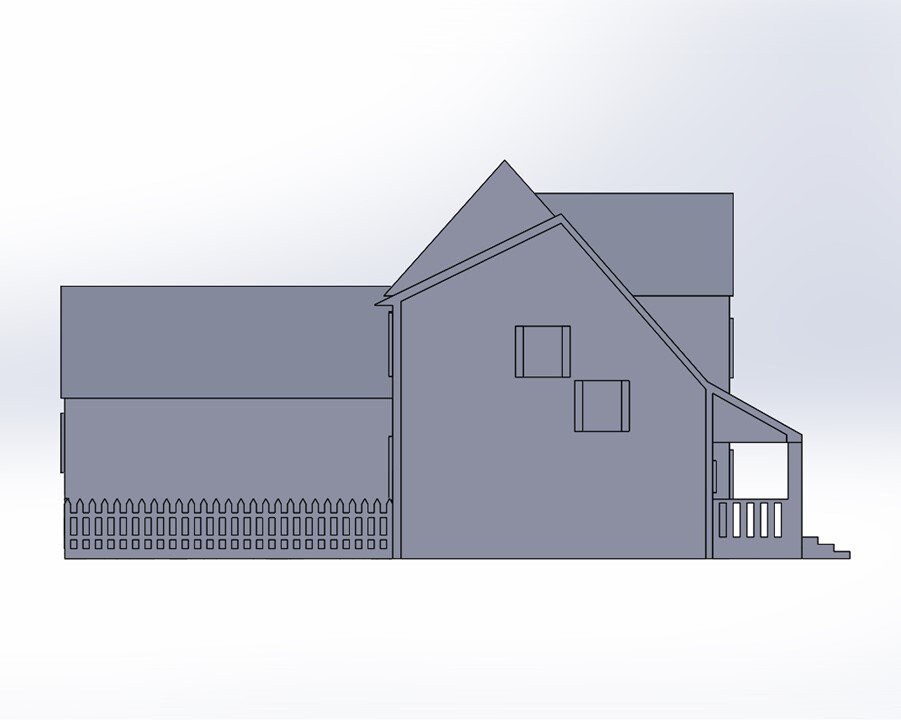 House STL File, House STL, STL File, 3D Printable, 3D Printing, House ...
