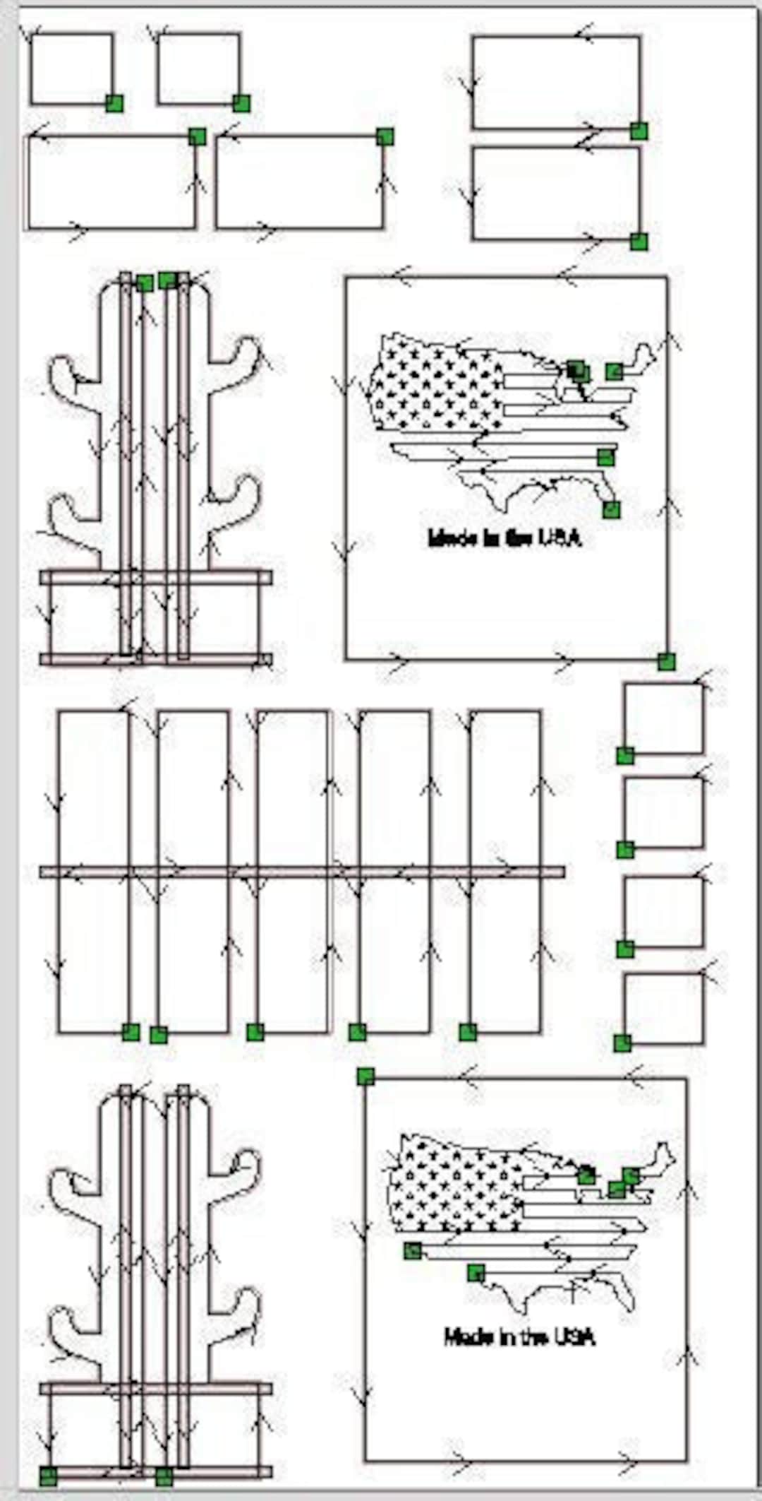 DXF, CRV Cnc Files for a Gun Rack - Etsy