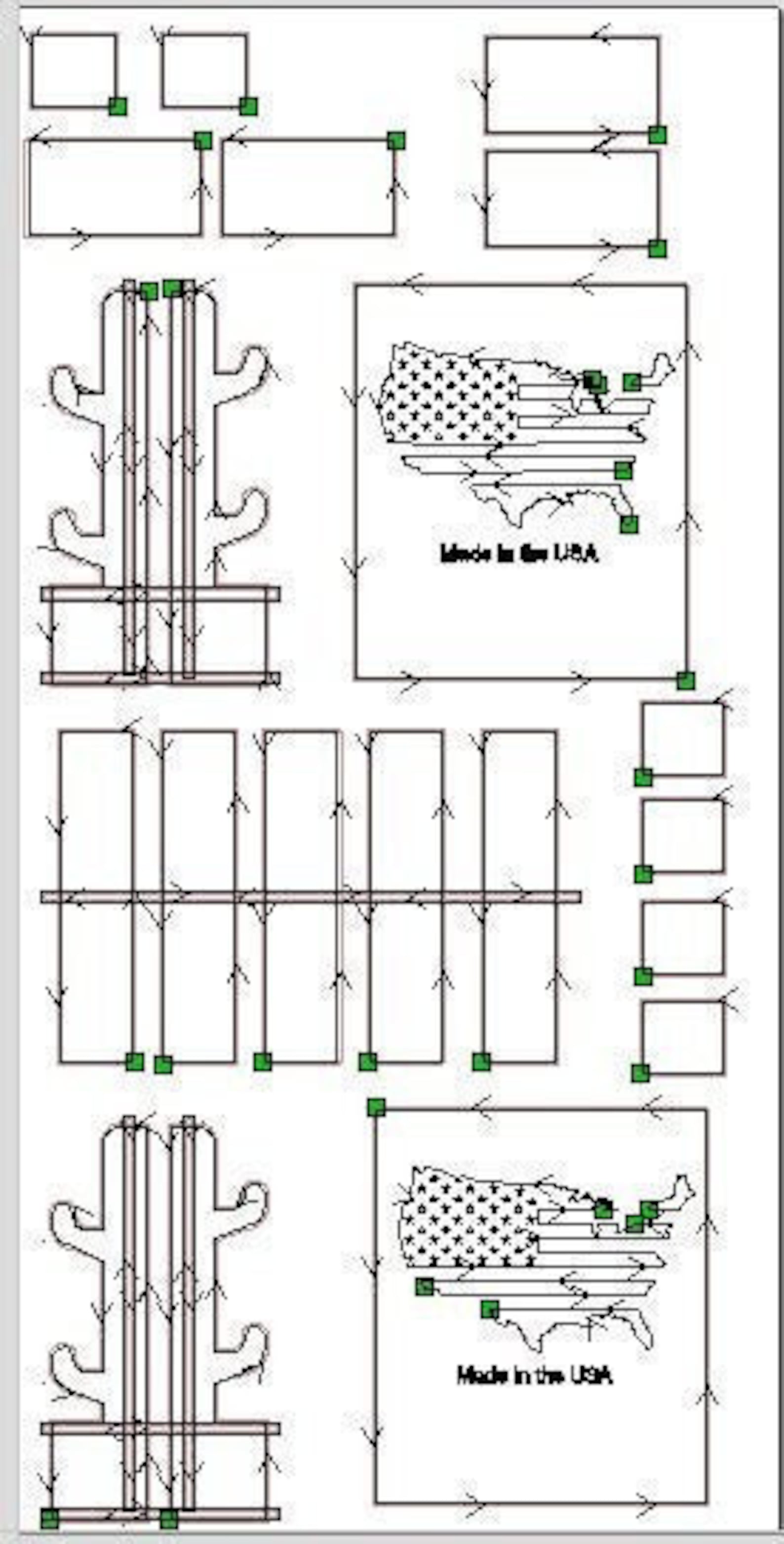 DXF, CRV Cnc Files for a Gun Rack - Etsy