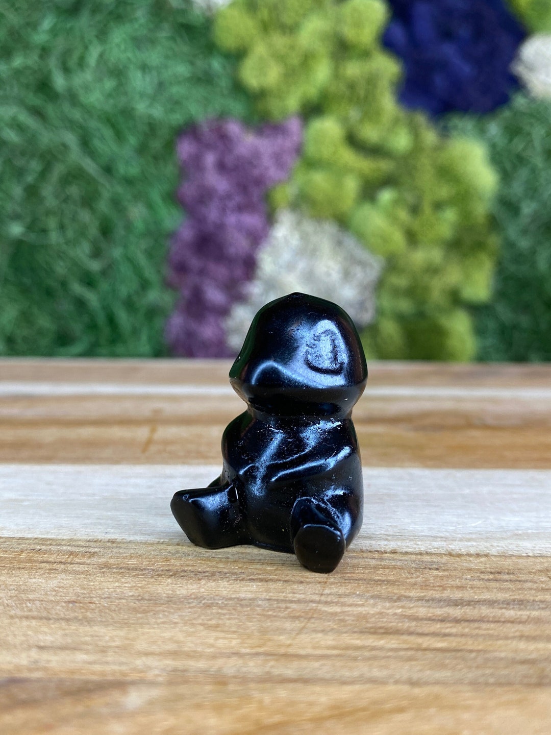 Obsidian Charmander Carving | Pokemon Crystals | Crystals | Home Decor ...