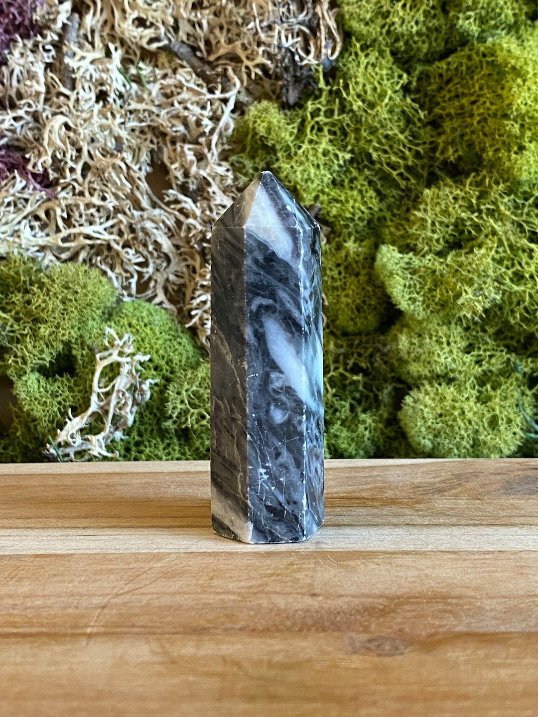 Shell Jasper Tower Shell Jasper Jasper Tower Crystal - Etsy