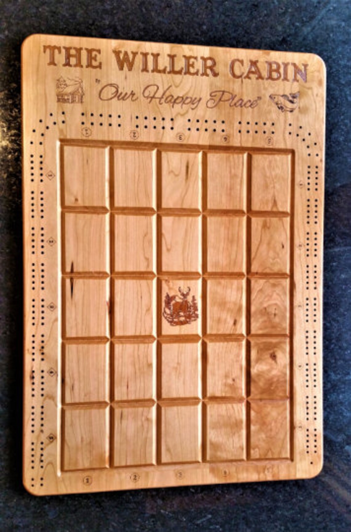 Custom Personalized Cross Cribbage Board - Etsy