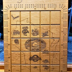 Custom Personalized Cross Cribbage Board - Etsy