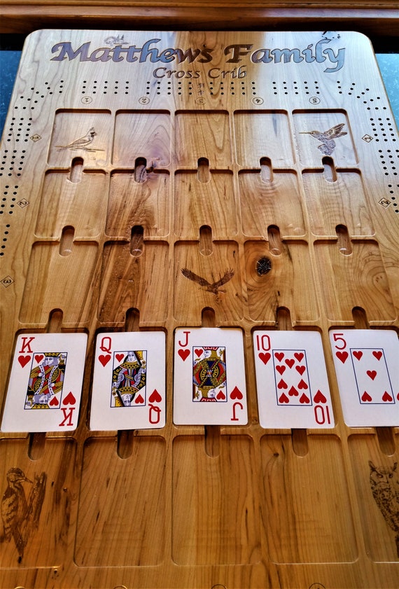 Custom Cross Cribbage Board 3-D Outdoors - Etsy