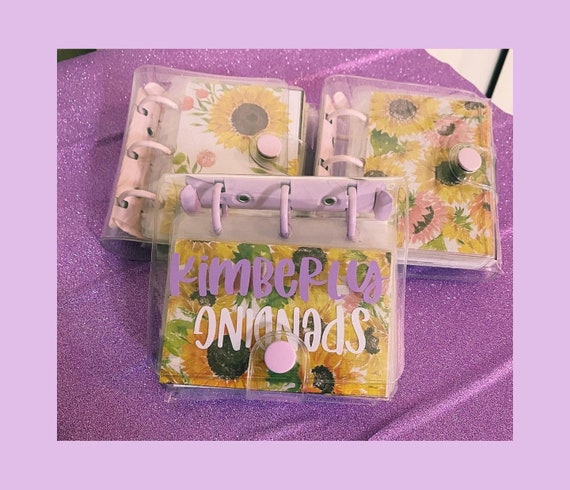 Mini Budget Binders Personalized With Laminated Mini Envelopes - Etsy