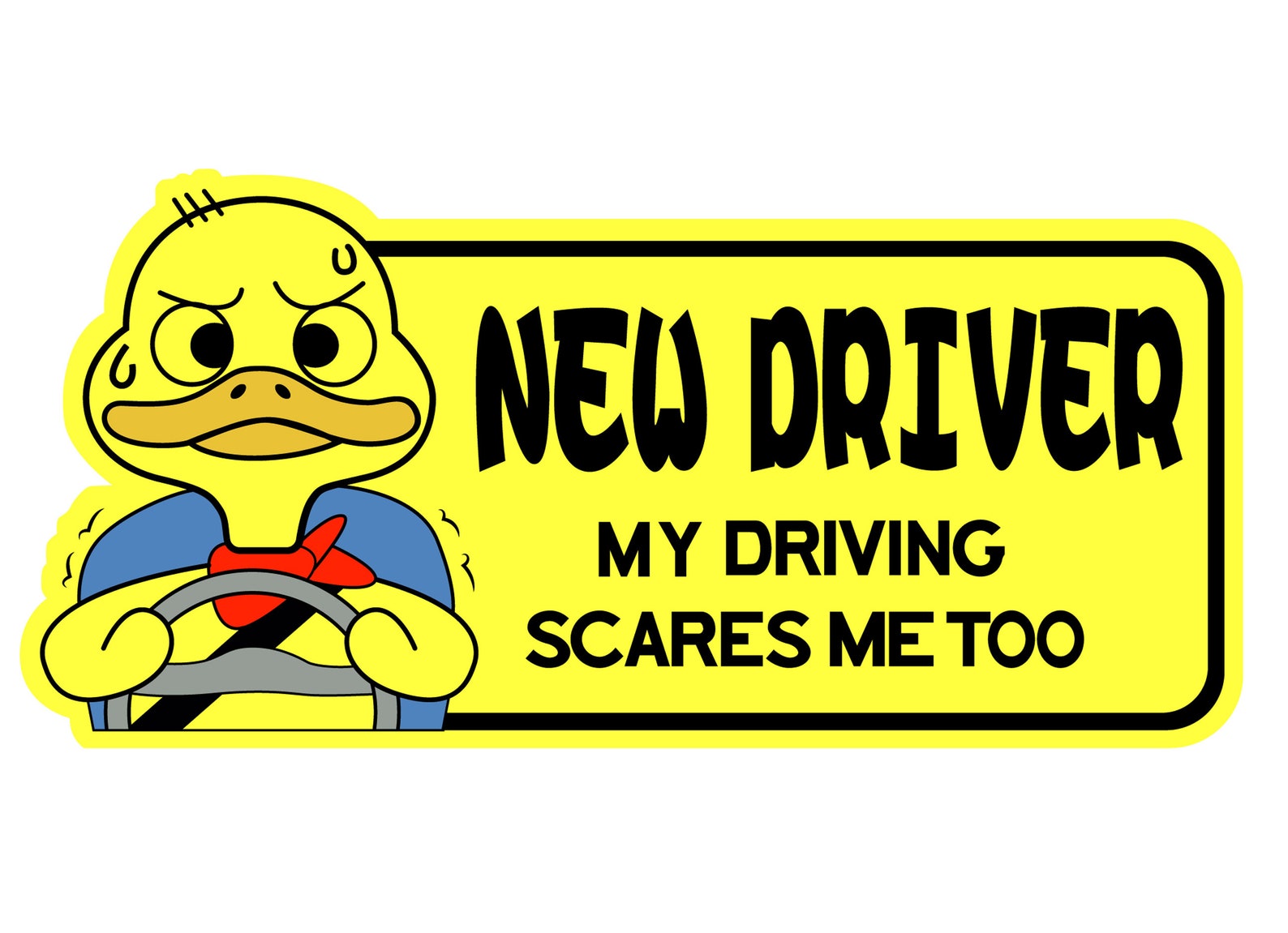 New Driver Sign Student Driver Decal Bumper Sticker Print and Cut SVG ...