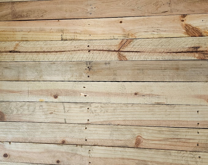 Reclaimed Pallet Wood Planks for DIY Crafts, Projects and Decor 40 X 3. ...