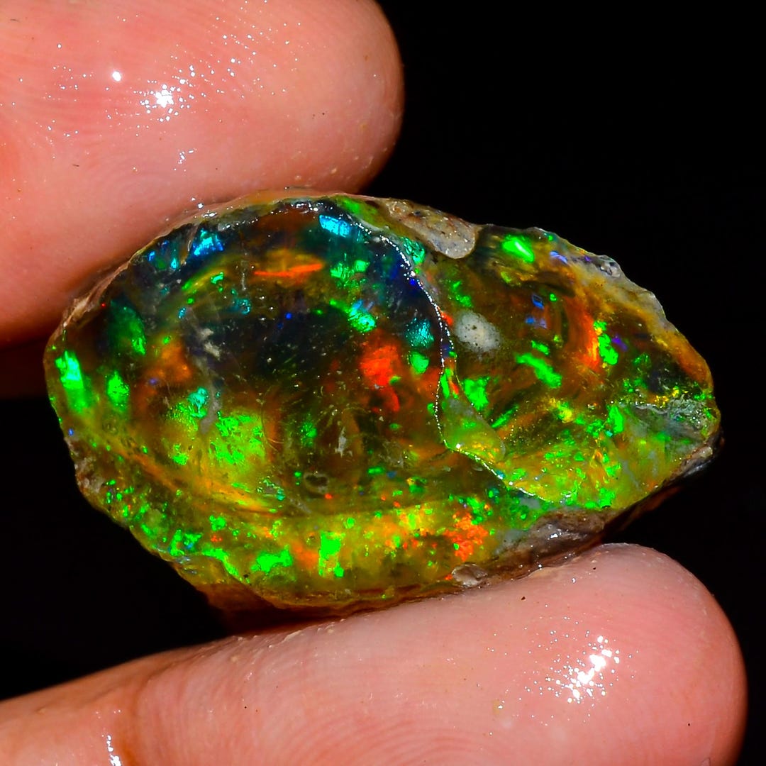 Natural Ethiopian Rough Crystal Opal Rough Fire Opal Rough Welo Fire ...