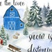 In the Lane Snow is Glistening Sign, Winter Sign, Snowman Sign, Wreath ...