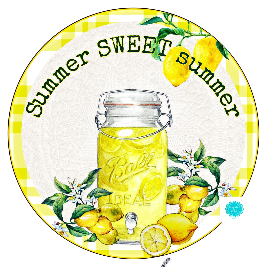 Summer Sweet Summer Sign, Lemonade Sign, Everyday Sign, Spring/summer ...