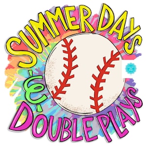 Summer Days and Double Plays Sign, Baseball Sign, Everyday Sign, Spring ...