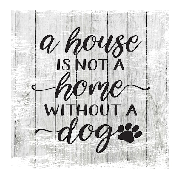 A Home Without a Dog - Etsy