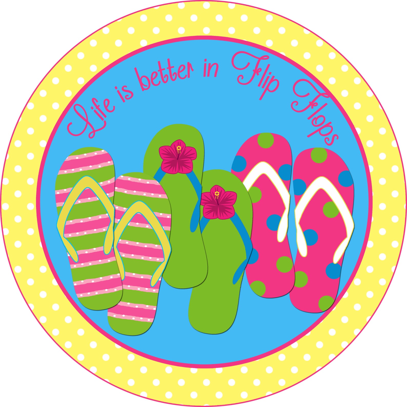 Life is Better in Flip Flops Sign Summer Sign Beach Sign - Etsy