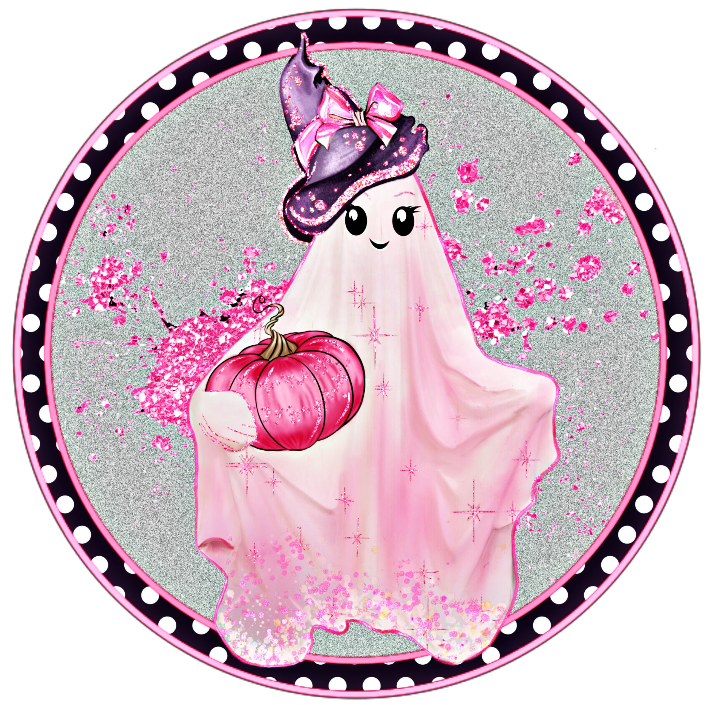 Pink Ghost Awareness October Sign Breast Cancer Awareness - Etsy
