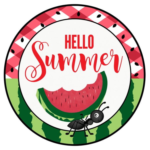 Metal Watermelon Sign - Etsy