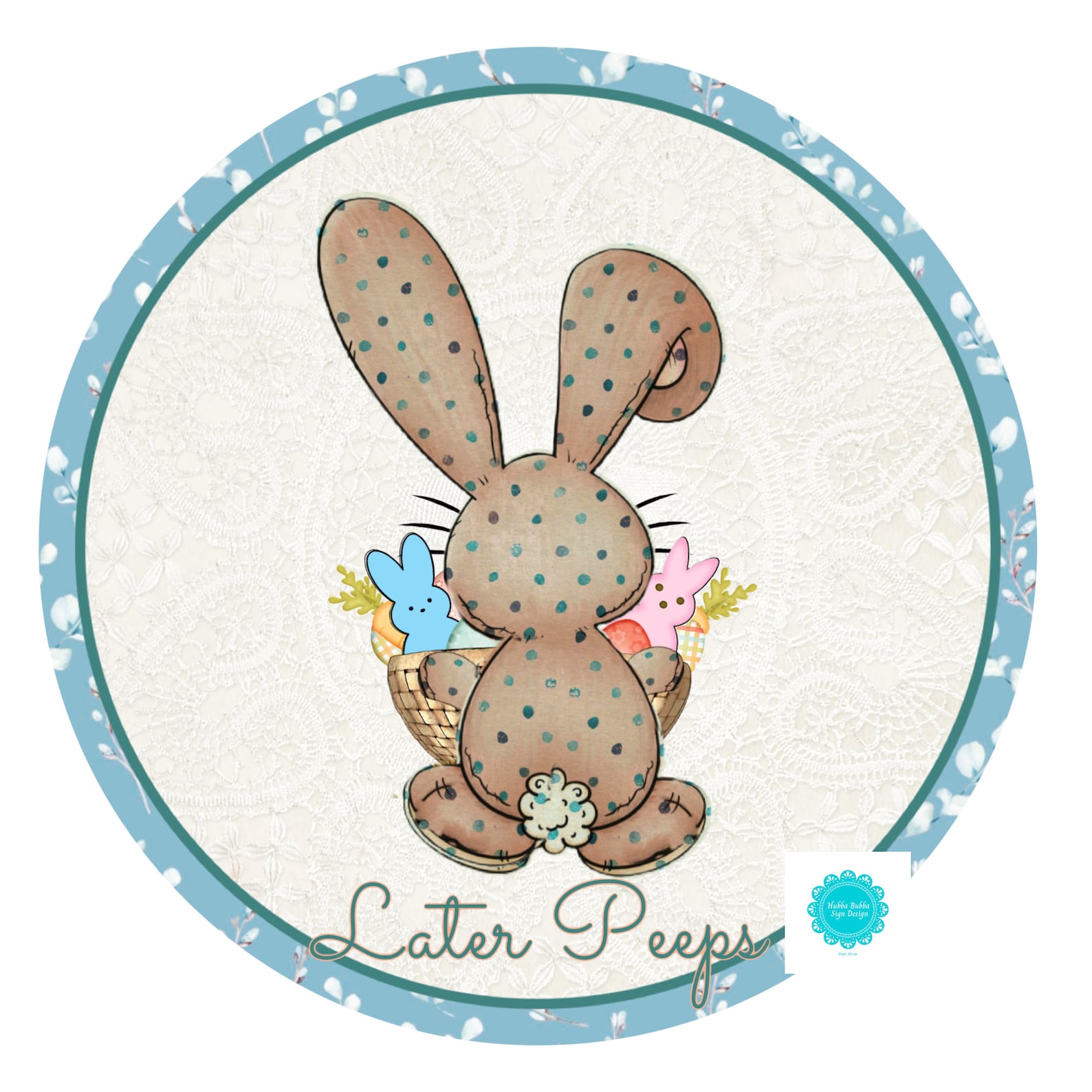 Later Peeps Sign Easter Sign Easter Bunny Sign Easter Peeps - Etsy