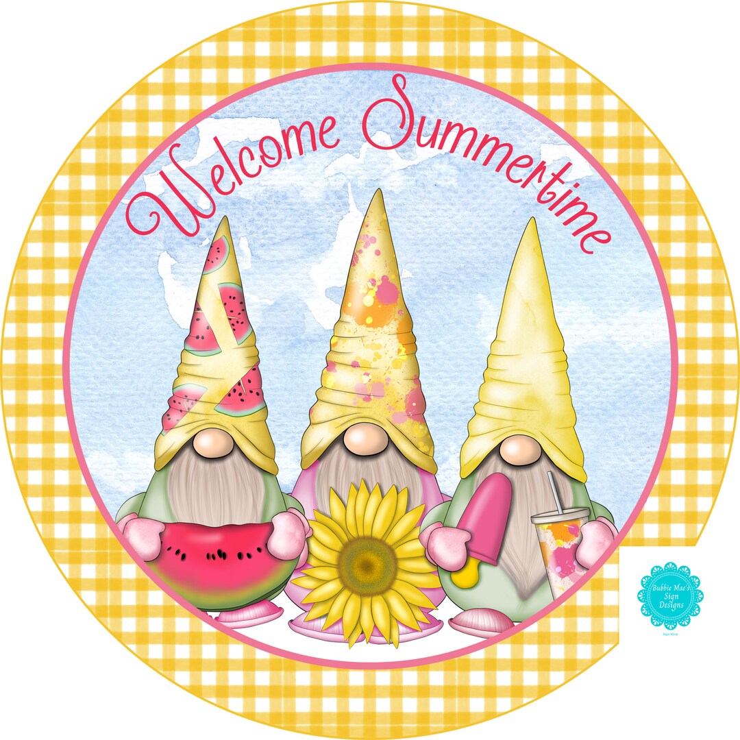 Welcome Summertime Sign, Summer Sign, Watermelon Sign, Summer Sign ...