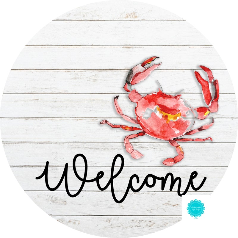Crab Sign - Etsy