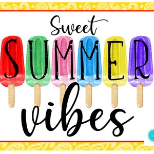 Sweet Summer Vibes Sign, Popsicles Sign, Summer Sign, Wreath Sign ...