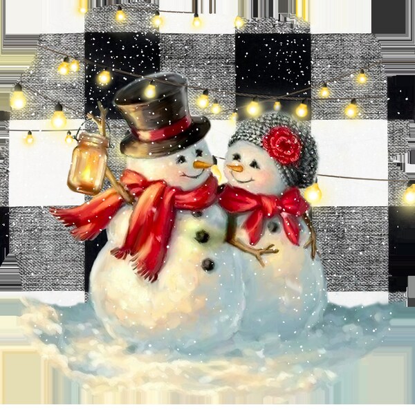 Snowman Wreath - Etsy