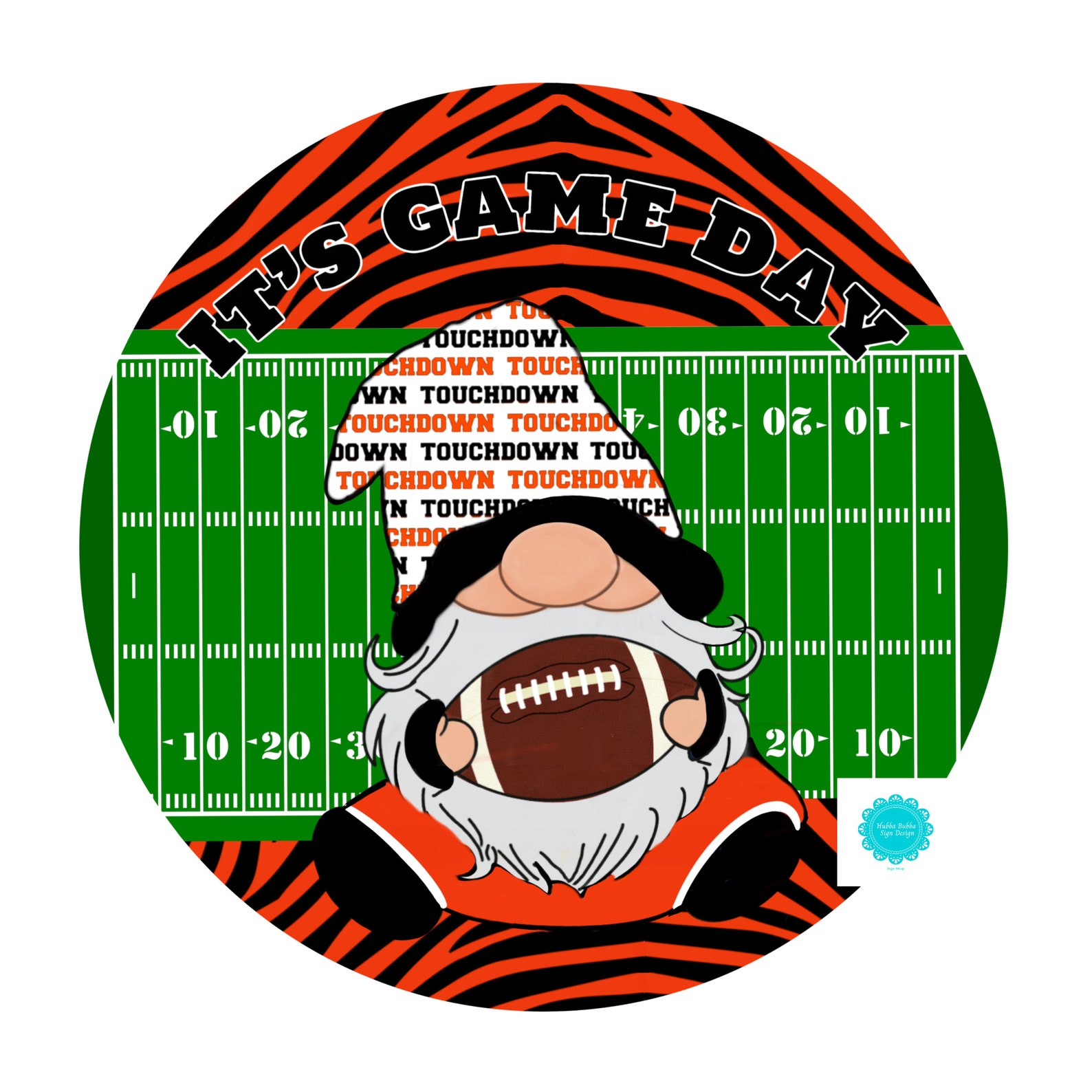 It's Game Day Sign Fall Sign Football Gnome Sign Red - Etsy