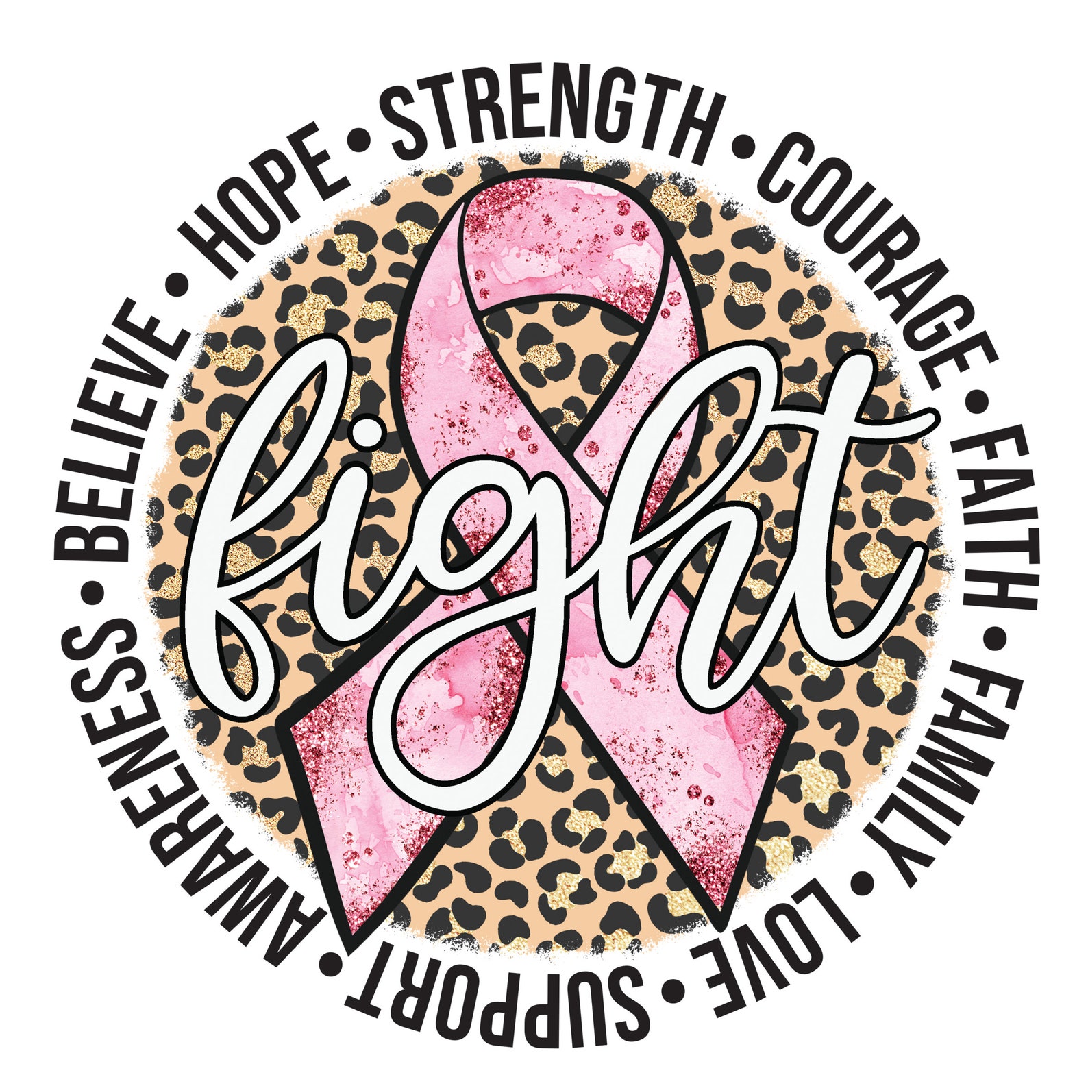 Fight Breast Cancer Sign Breast Cancer Awareness Sign - Etsy