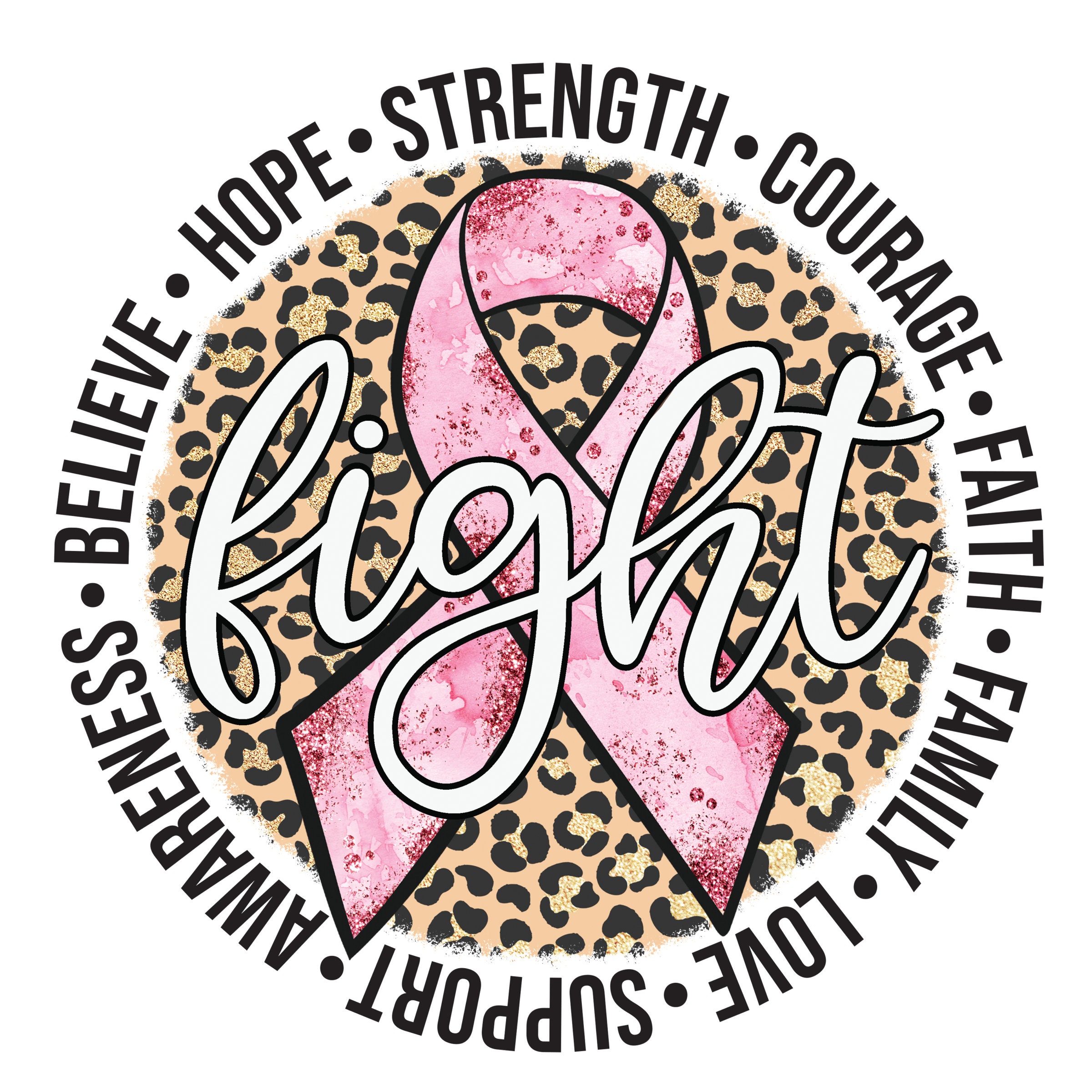 Fight Breast Cancer Sign Breast Cancer Awareness Sign - Etsy