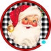 Santa Face Sign Christmas Santa Sign Holiday Sign - Etsy