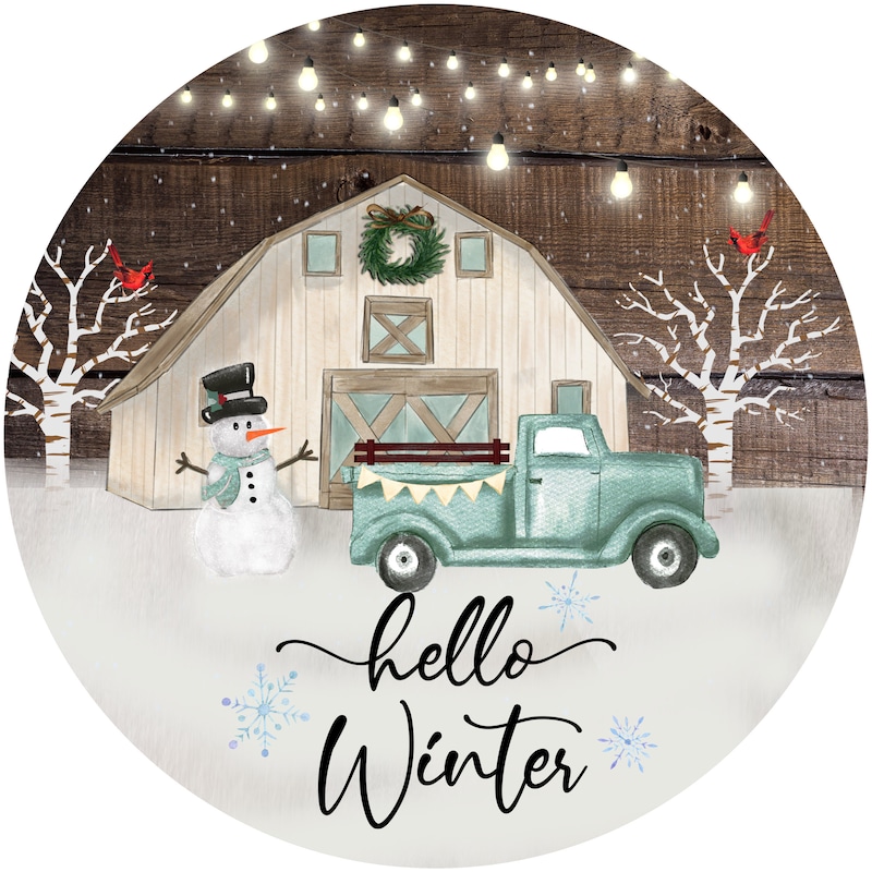 Winter Sign - Etsy