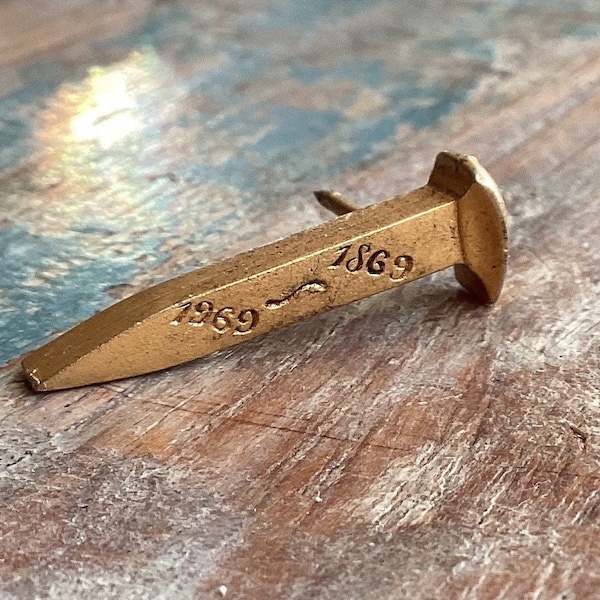 Railroad Spike Lapel Pin - Etsy