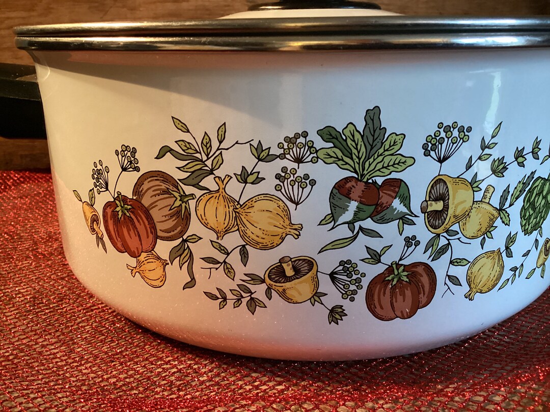 Vintage Gemini Cookware Mushroom Root Vegetable Casserole Dish Dutch ...