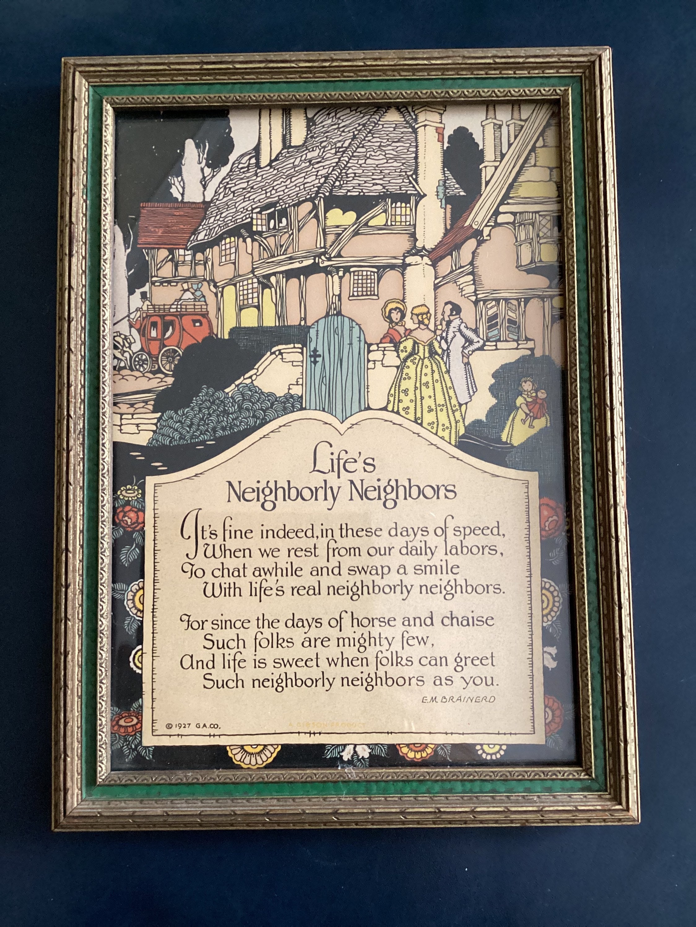Life Magazine Motto Plaque