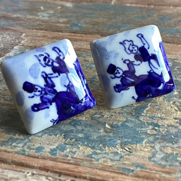 Delft Earrings - Etsy