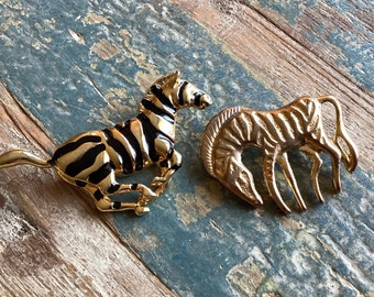 Zebra Pin Badge - Etsy