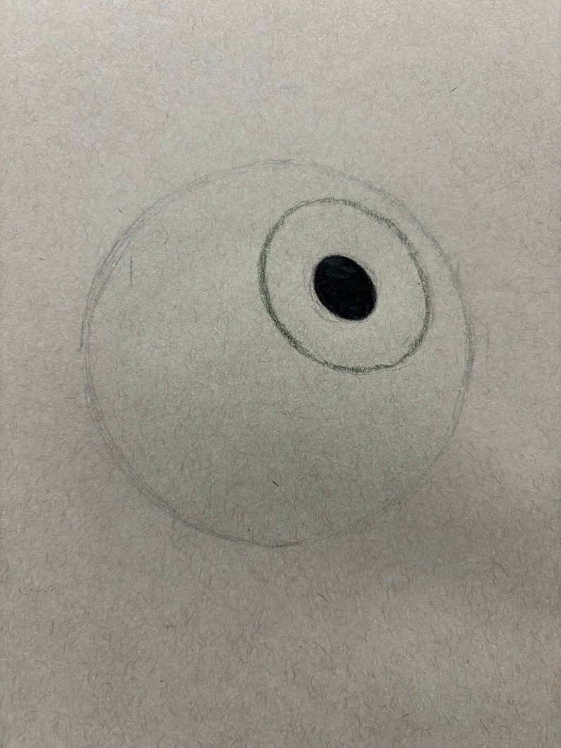 Eyeball Drawing Realistic - Etsy UK