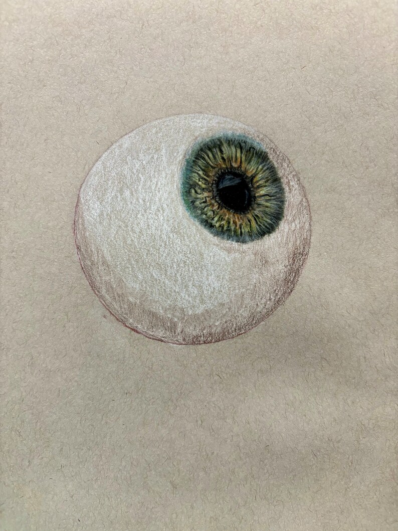 Eyeball Drawing Realistic - Etsy UK