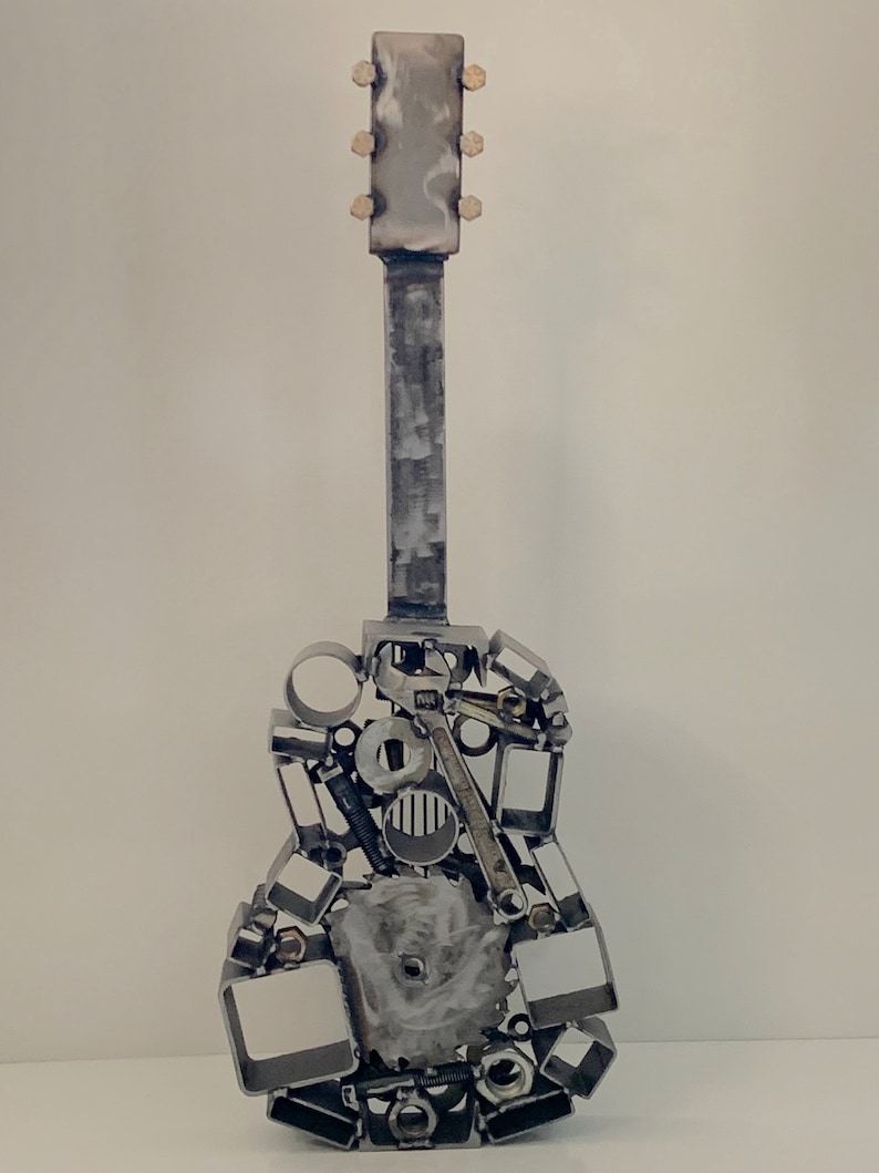 Custom Metal Guitar Sculpture - Etsy