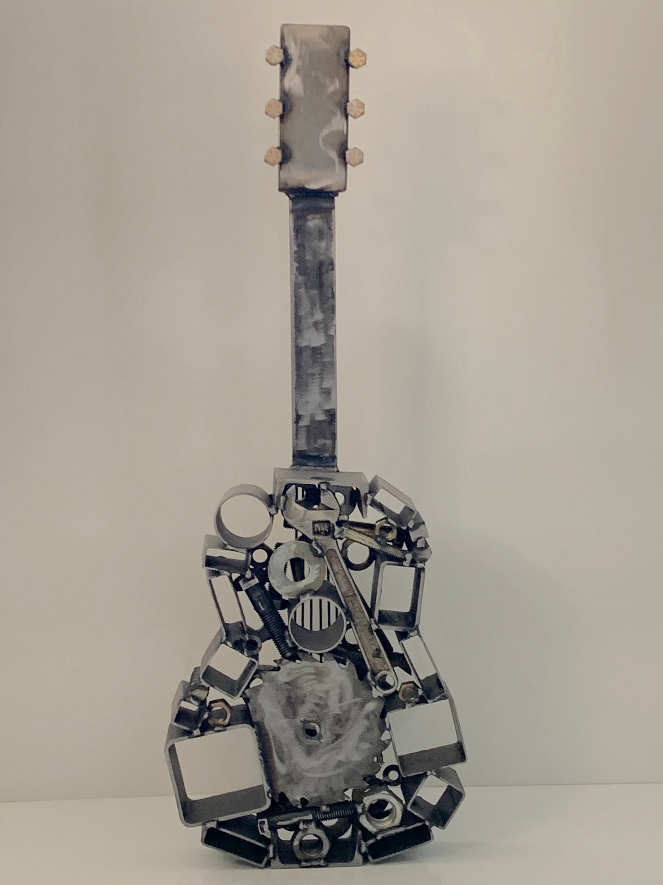 Custom Metal Guitar Sculpture - Etsy