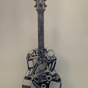 Custom Metal Guitar Sculpture - Etsy