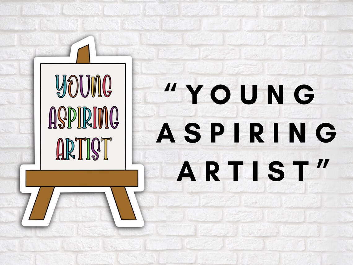 Art Sticker Pack Color Wheel Sticker Easel Sticker Heart - Etsy