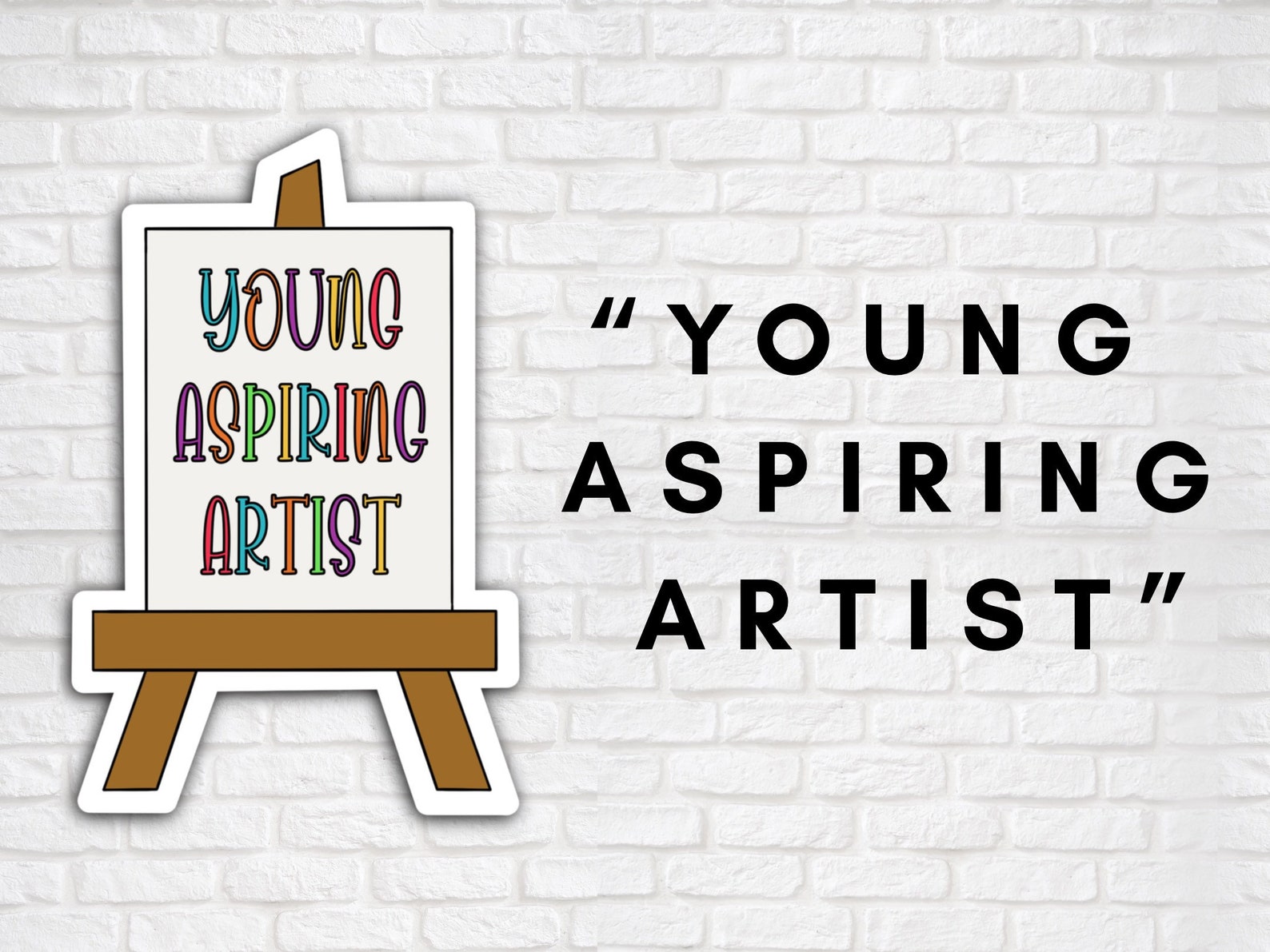 Art Sticker Pack Color Wheel Sticker Easel Sticker Heart - Etsy