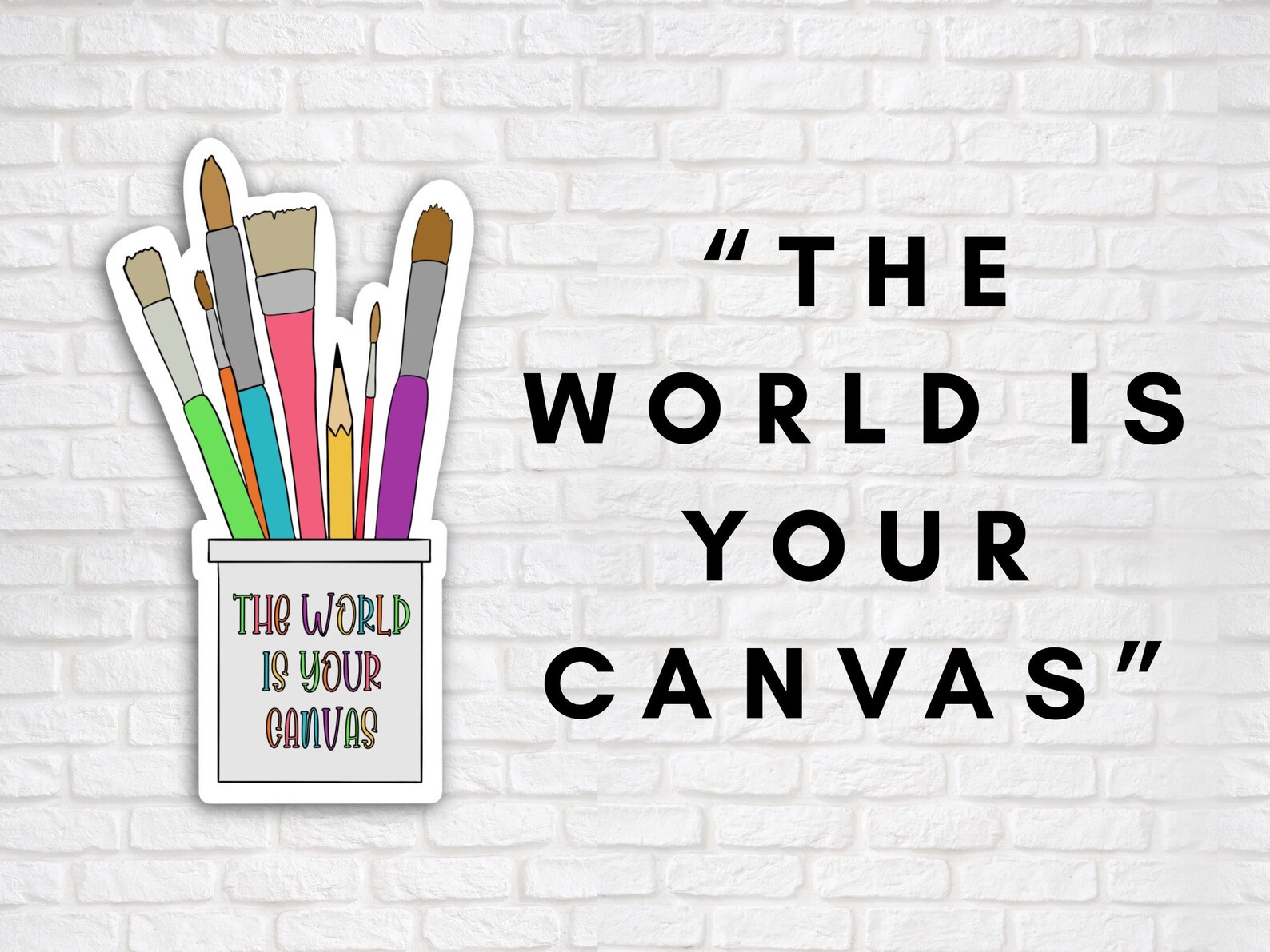 Art Sticker Pack Color Wheel Sticker Easel Sticker Heart - Etsy