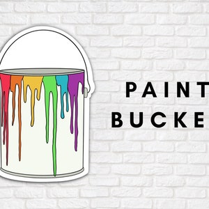Art Sticker Pack Color Wheel Sticker Easel Sticker Heart of Art ...