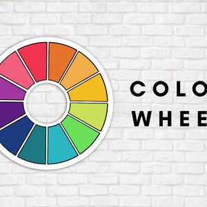 Art Sticker Pack Color Wheel Sticker Easel Sticker Heart of Art ...