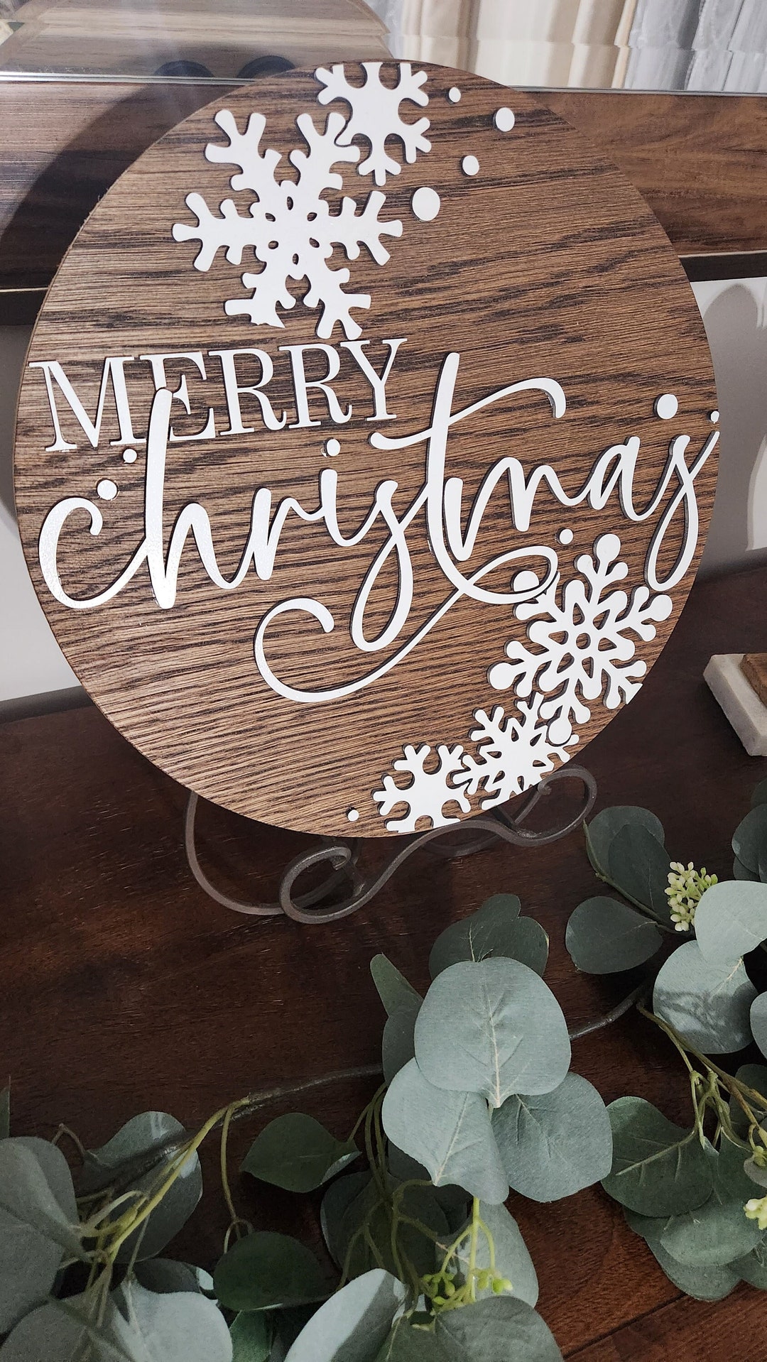 Merry Christmas Sign Decor - Etsy