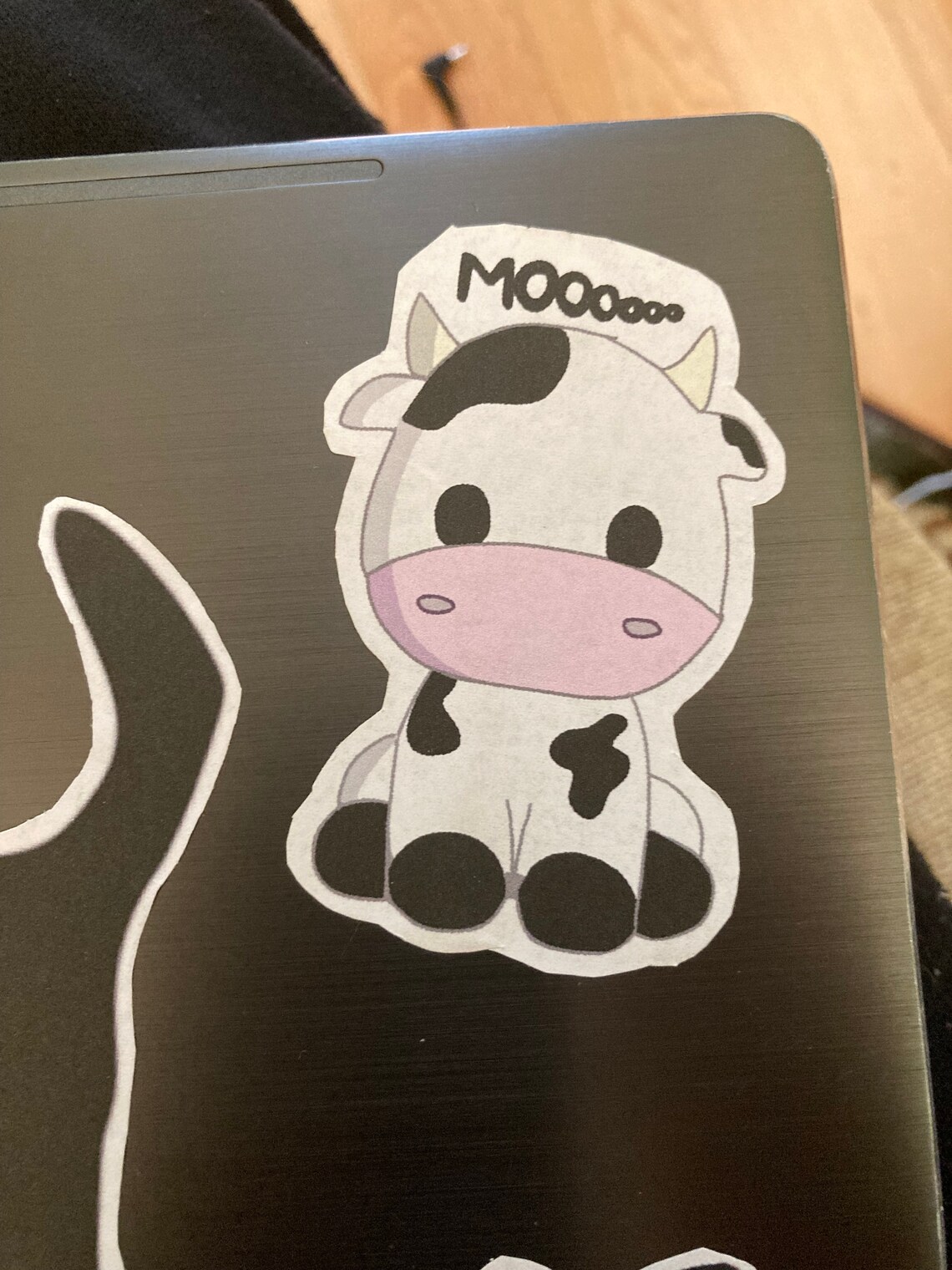 Cute Cow Sticker | Etsy