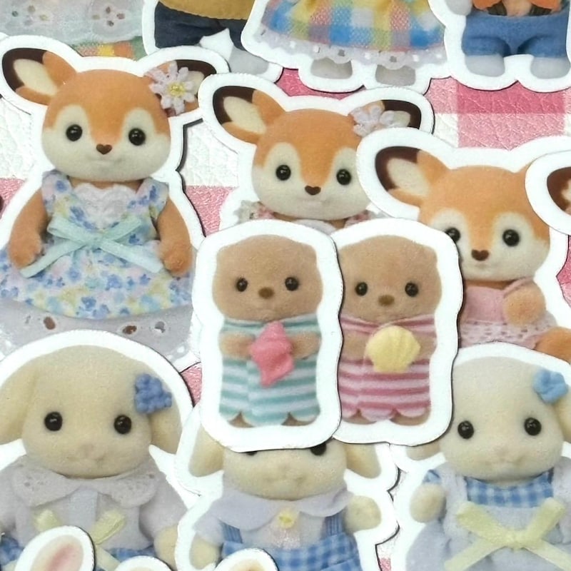Sylvanian Families Stickers - Etsy