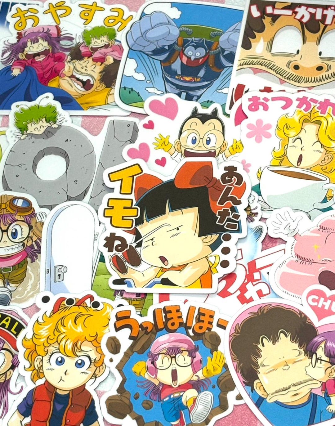 Dr. Slump 2, 24 Pcs, Arale-chan, Stickers, Waterproof, From Japan ...