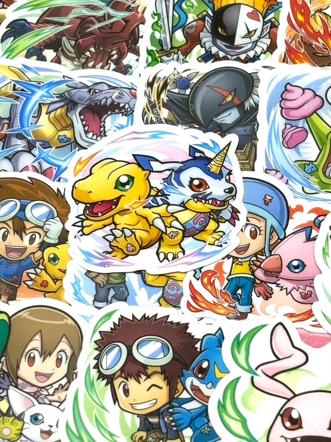 Digimon 1, 22 Pcs, Stickers, Waterproof, From Japan, Kawaii, Collection ...